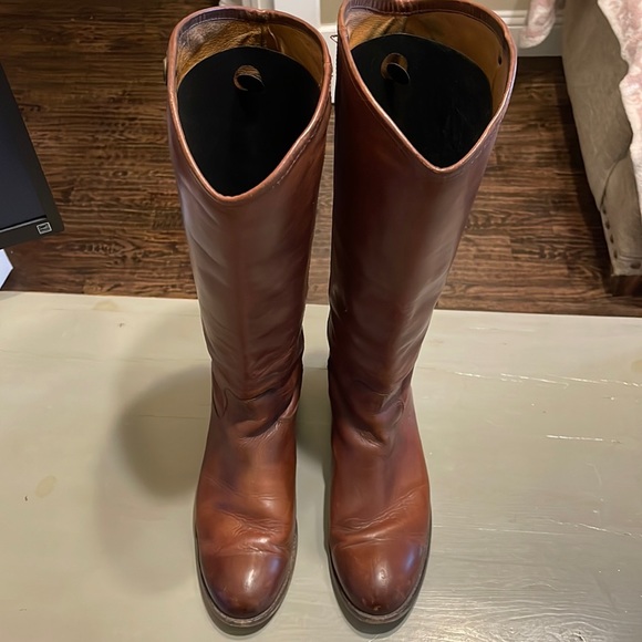 Frye | Shoes | Melissa Frye Boots Cognac | Poshmark